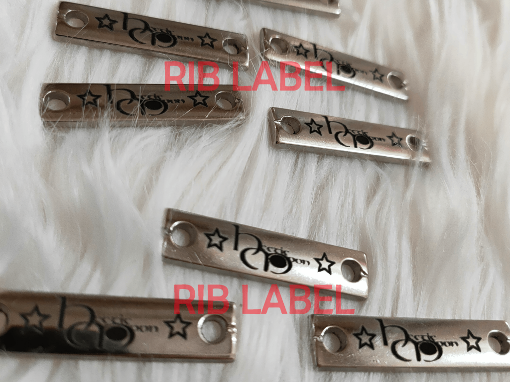 Metal Label - Rib Label