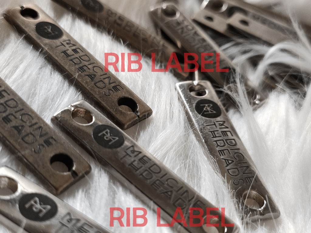Metal Label - Rib Label